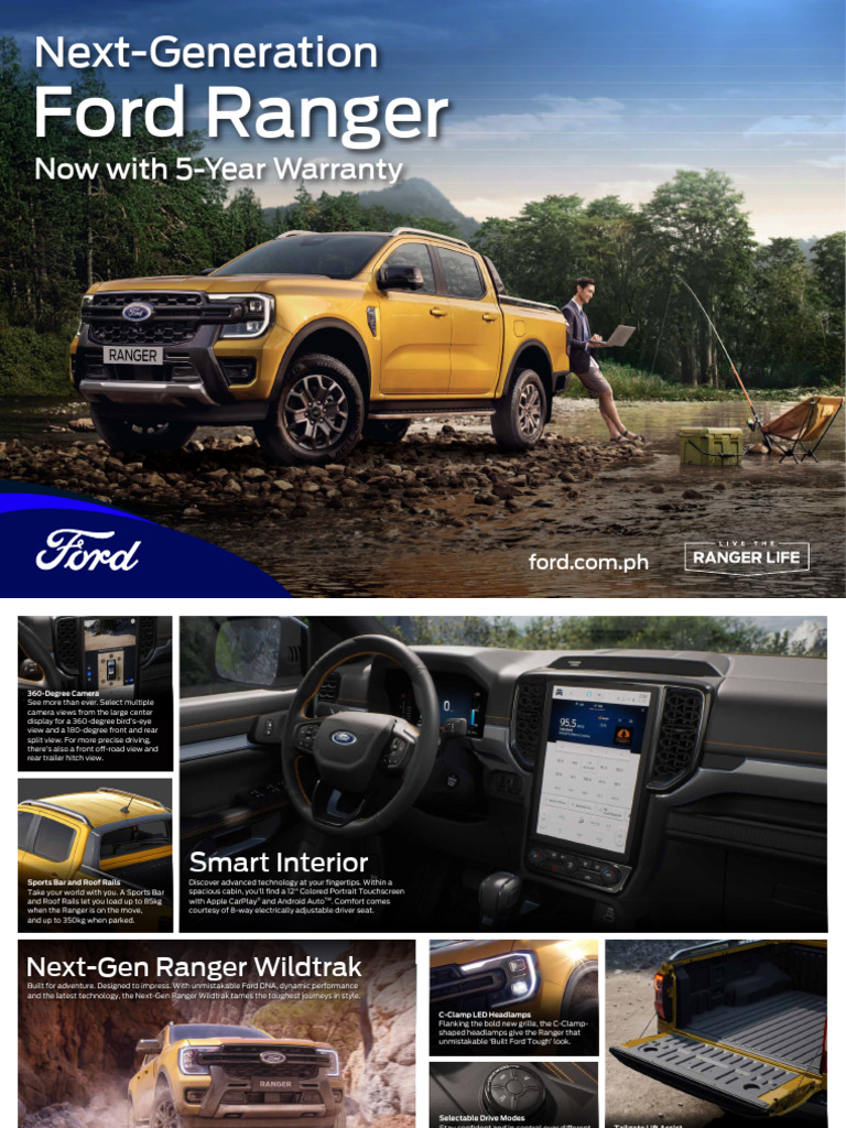 Next Gen Ford Ranger Digital Brochure | PDF | Land Vehicles | Vehicle ...