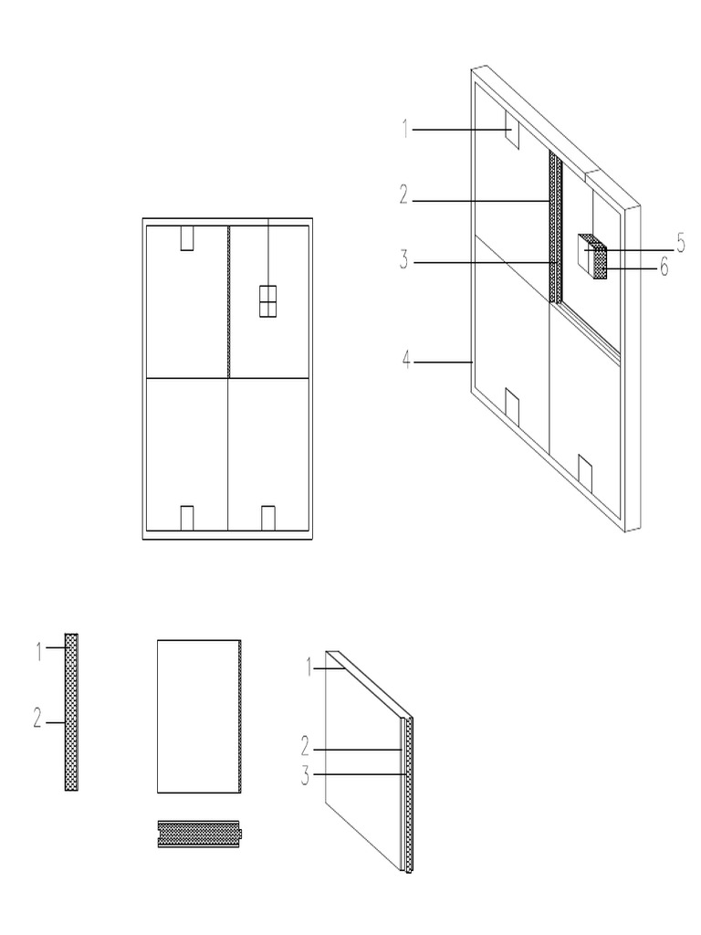 Dibujo - Panel - Lamina-Model | PDF