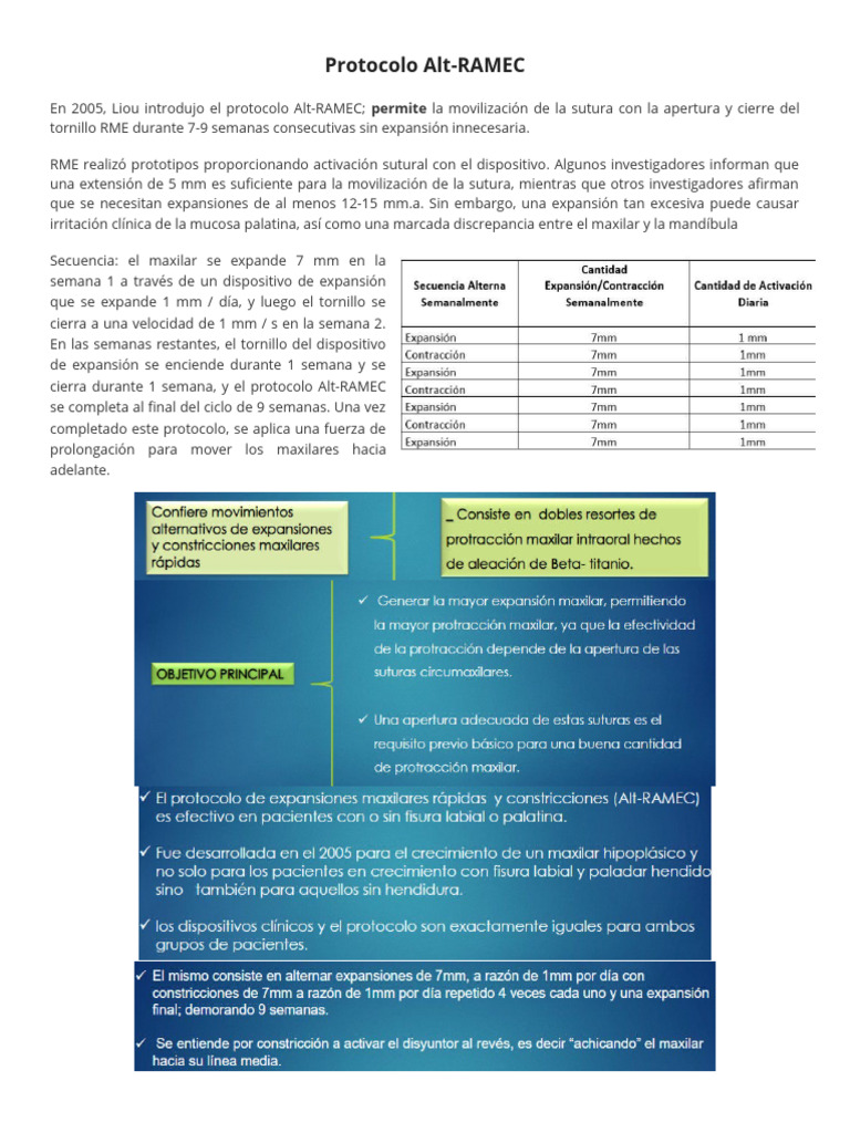 Protocolo Alt-RAMEC en Movilización Maxilar | PDF