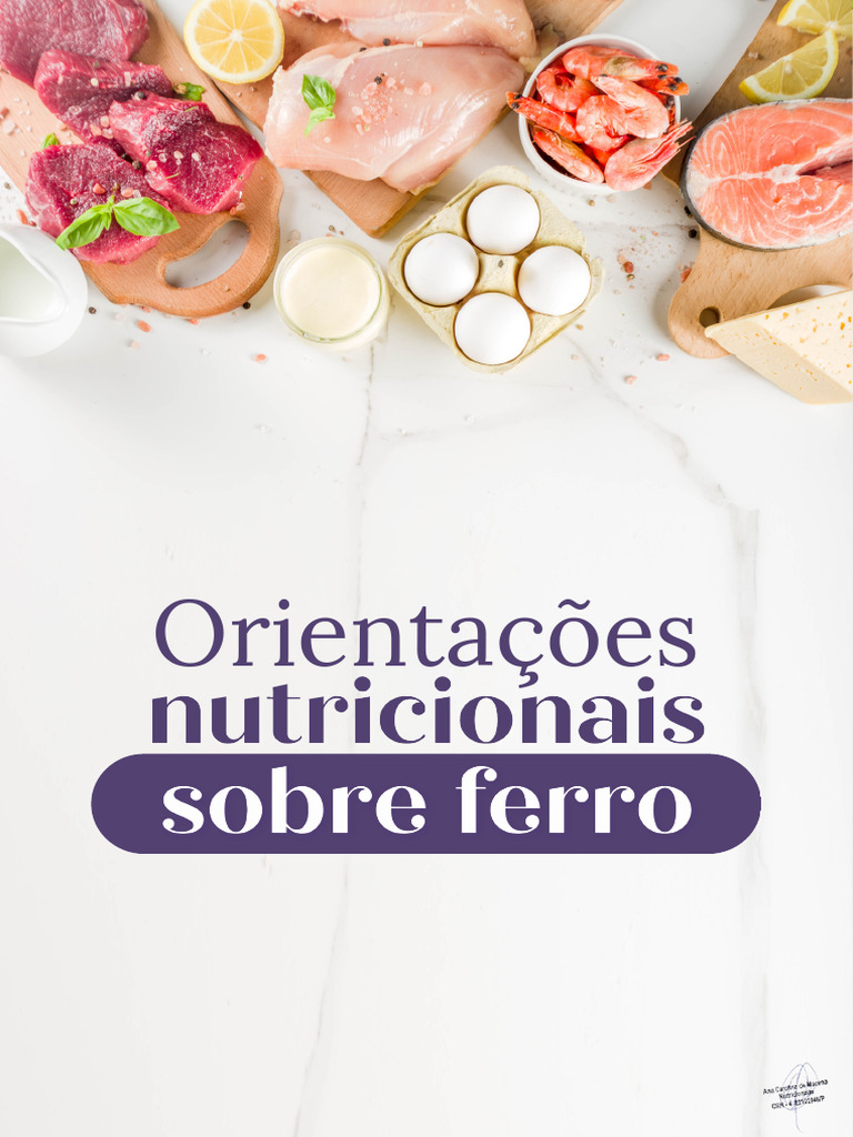 Orientações Nutricionais Sobre o Ferro | PDF | Ferro | Carne