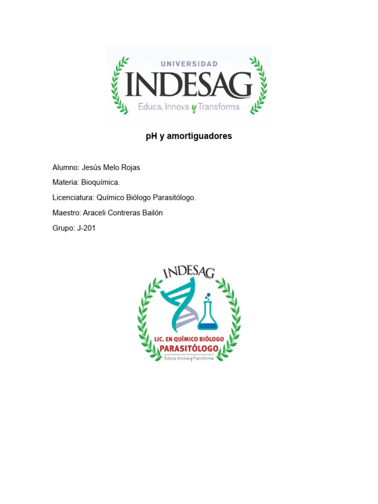 PH y Amortiguadores | PDF | Ph | Solución tampón