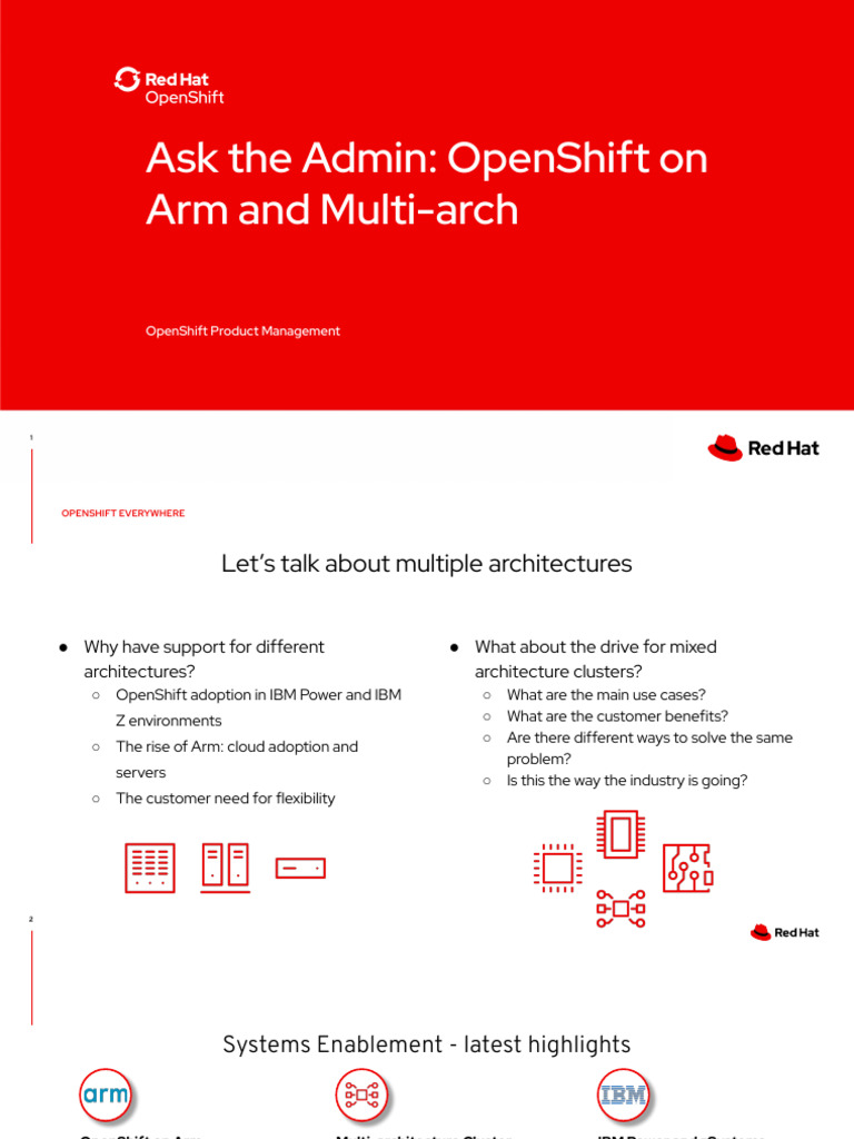 2023 06 21 Openshift Arm Twitch | PDF | Computer Cluster | Cloud Computing