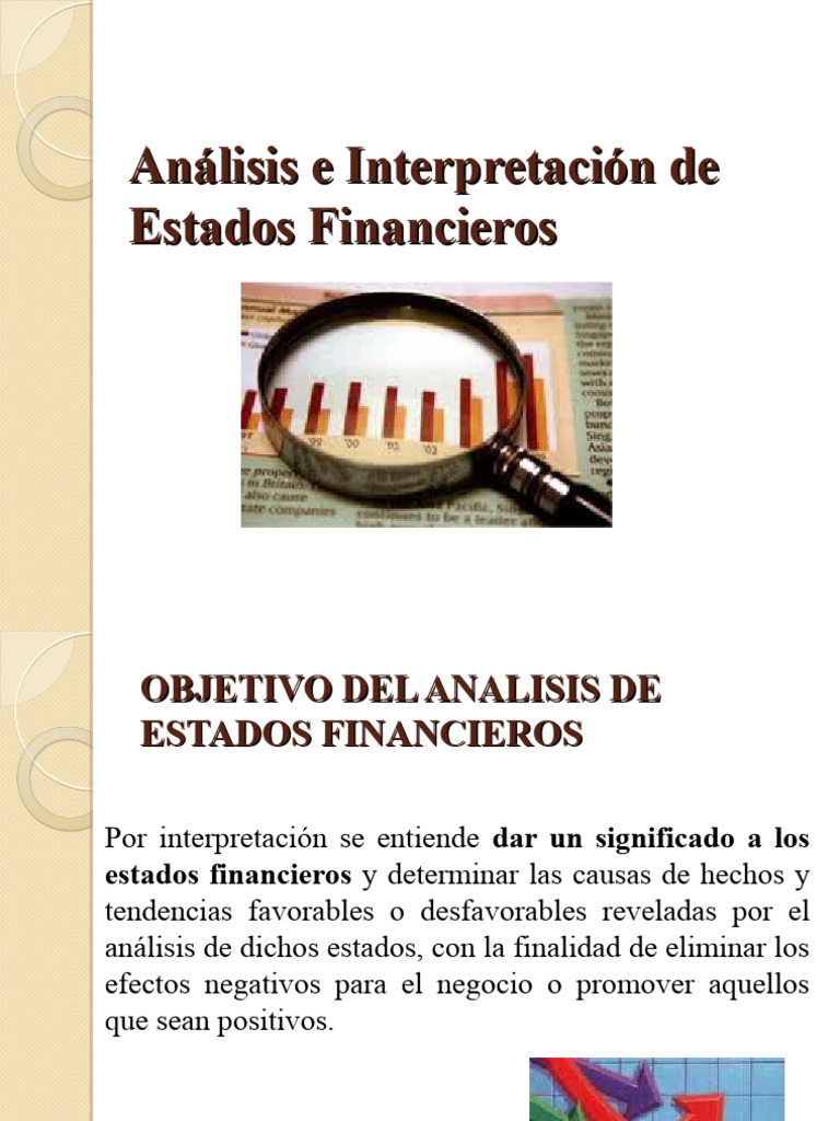 Analisis e Interpretacion de Los Estados Financieros | PDF | Estado financiero | Liquidez de mercado