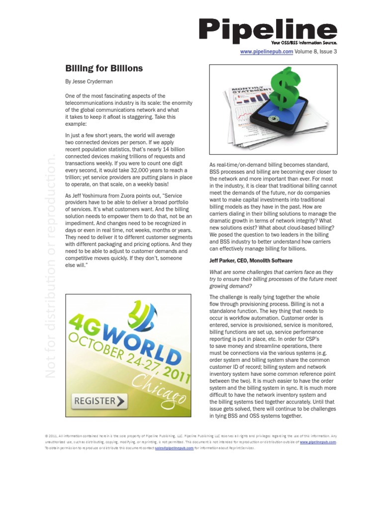Billing For Billions | PDF | Cloud Computing | Subscription Business Model