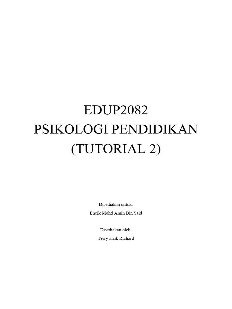 Tutorial 2 (Terry) | PDF