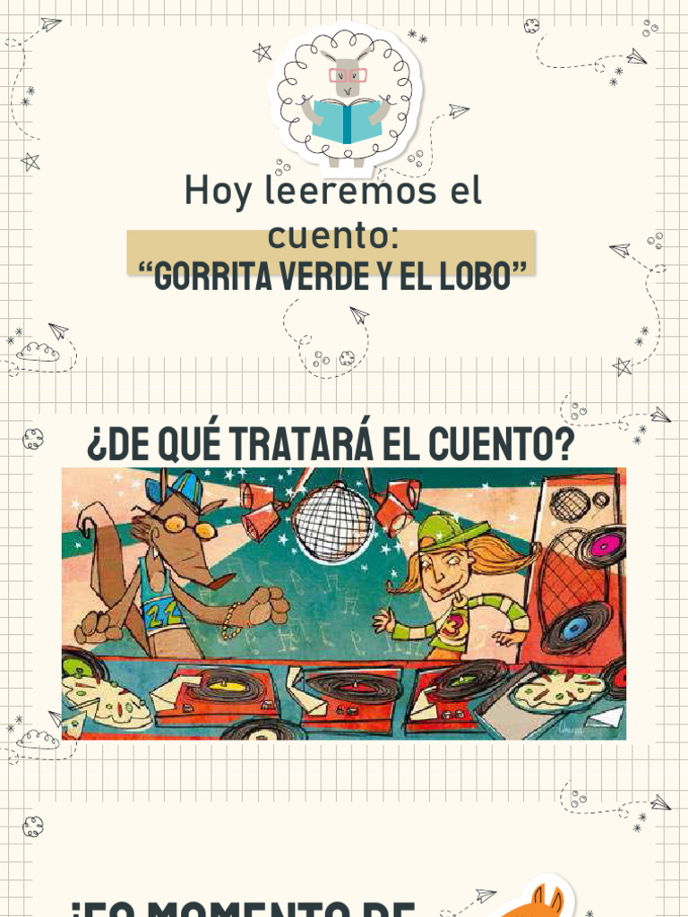 Cuento Gorrita Verde y El Lobo | PDF