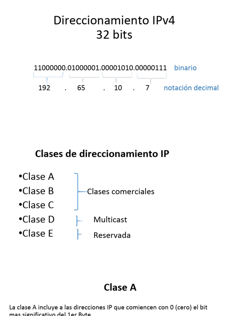 IP y Mascara | Descargar gratis PDF | Dirección IP | Protocolos de internet
