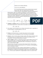 Electrical Cheat Sheet | PDF | Inductance | Capacitor