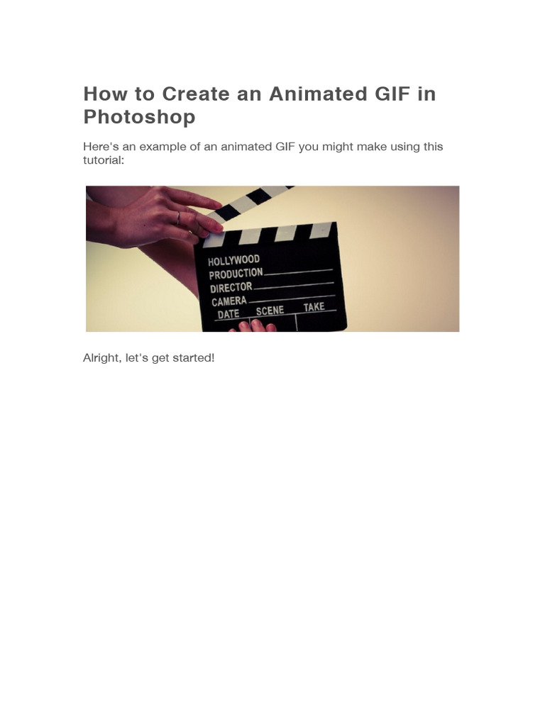 Criar GIF Animado No Photoshop | PDF | Adobe Photoshop | Computing