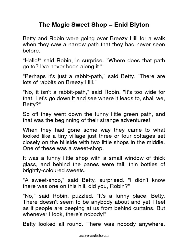 4QR4W4 The Magic Sweet Shop | PDF | General Fiction