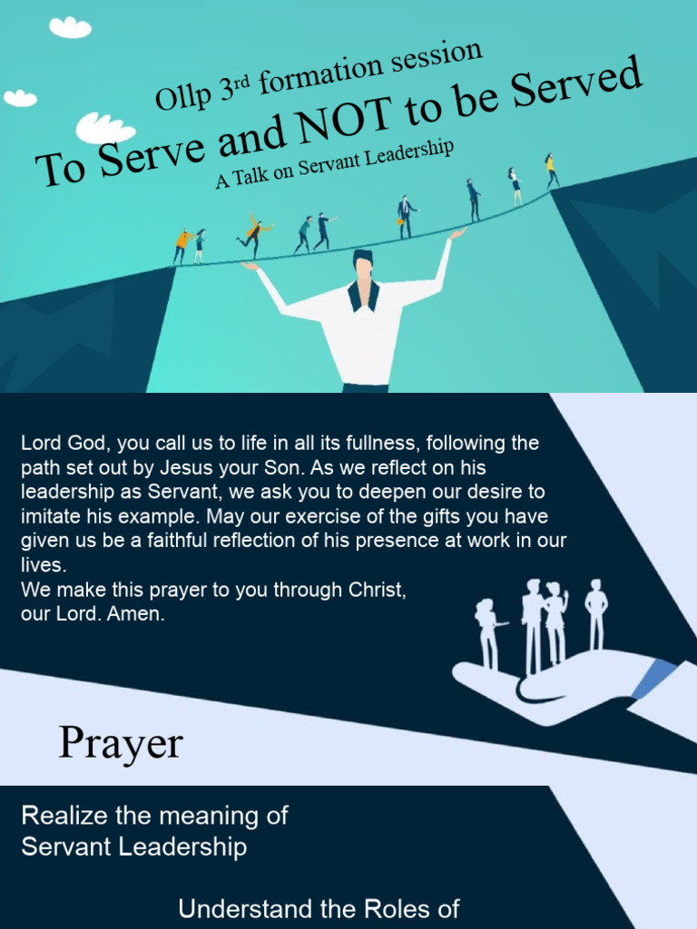 Servant Leadership Pdf Jesus Servant Leadership