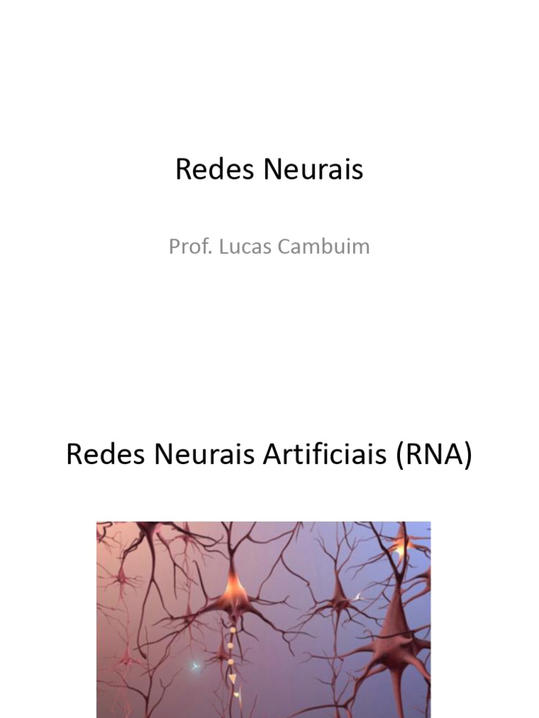 Redes Neurais Artificiais RNA | PDF | Neurônio | Rede neural artificial