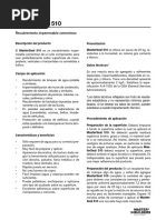 Basf Masterseal 610 614 615 Tds SP | PDF | Cemento | Agua