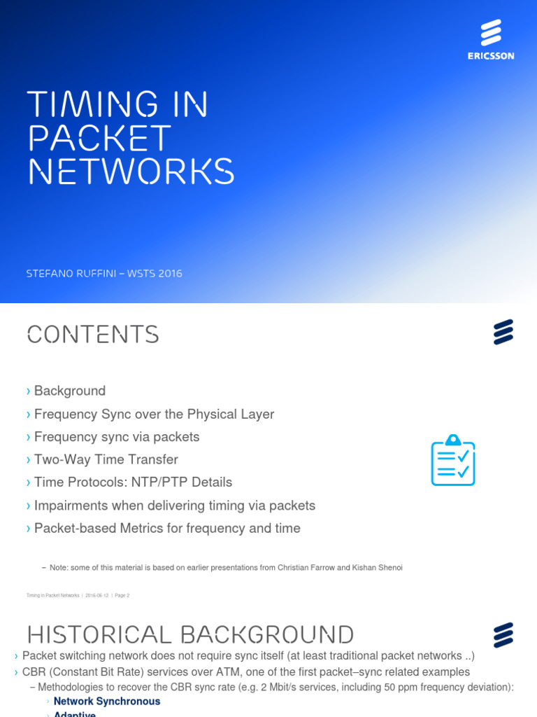 0-05 Ericsson Ruffini PacketSync 2 | Download Free PDF | Telecommunications | Computing