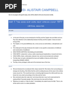 Anansi - Themes Techniques & Structure | PDF | Anansi | Thought