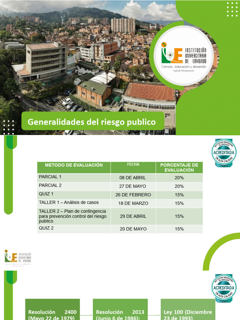 Generalidades Del Riesgo Publico 1 | PDF | Riesgo | Valores