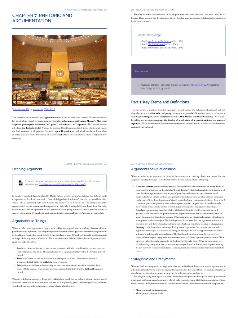 Impresion - Ciclo II - CHAPTER 7 RHETORIC AND 2 | PDF | Deductive ...