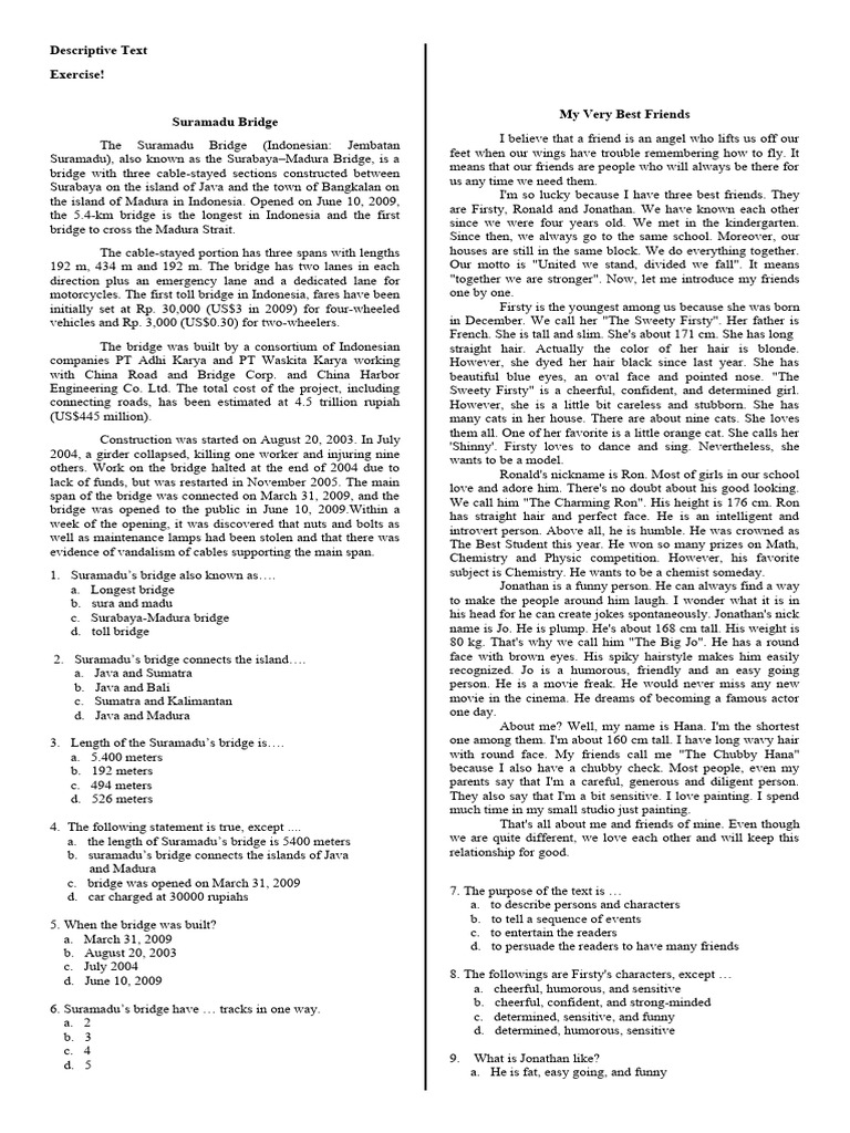 Descriptive Text Wes | PDF