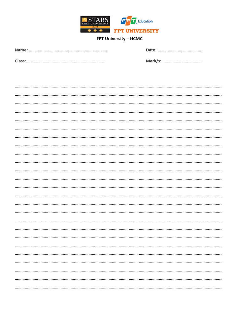 Writing Template | PDF
