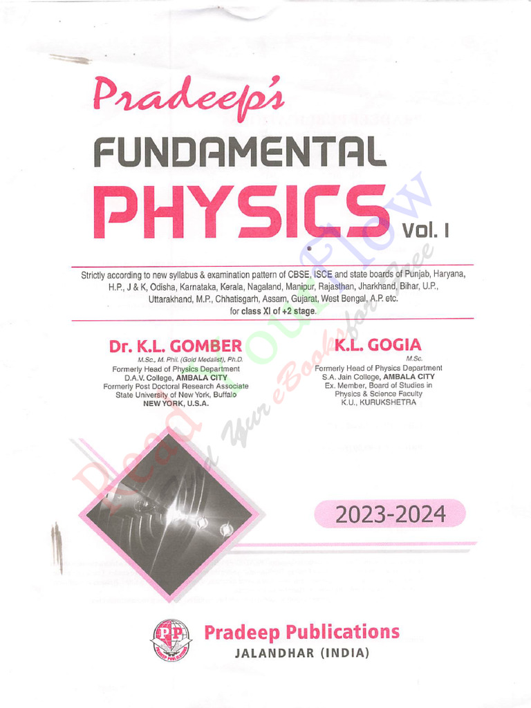 Class XI Physics Guide | PDF | Force | Gases
