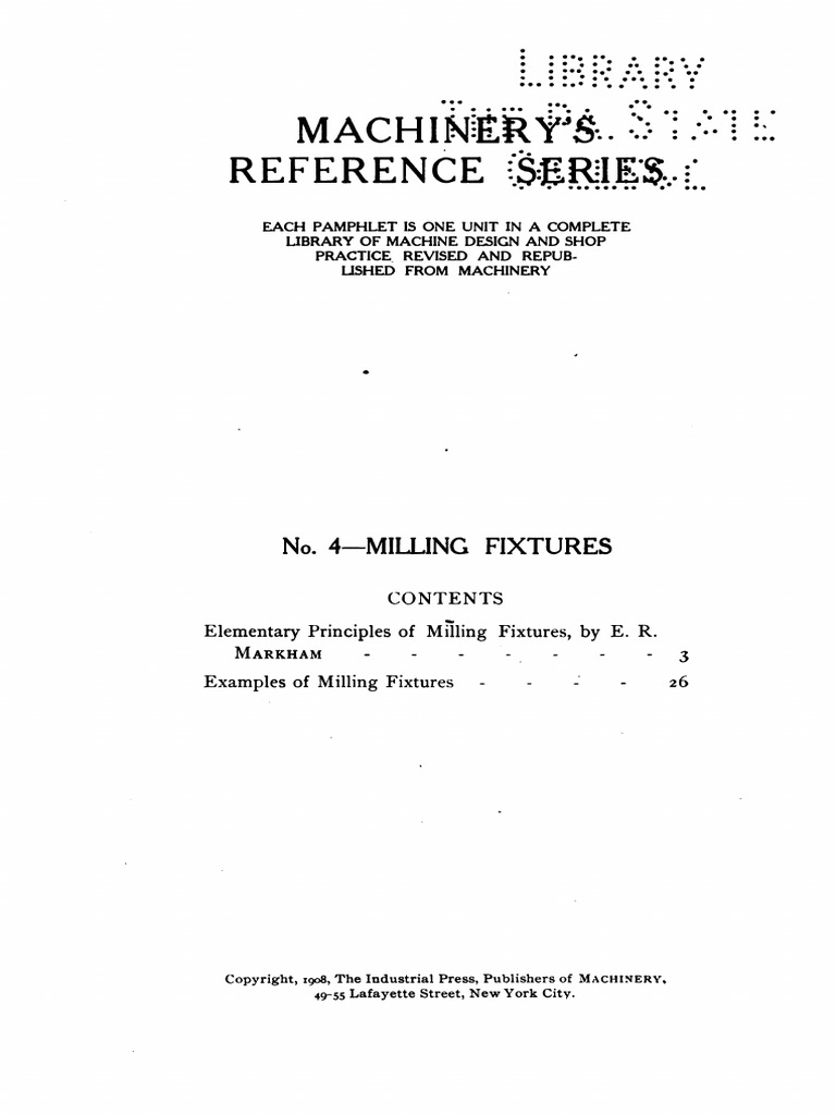Machinerys Reference Series No 4 | PDF | Screw | Drill