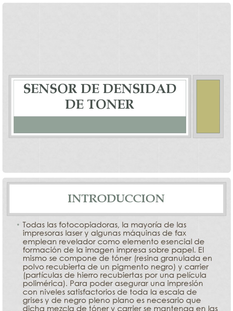 Sensor de Densidad de Toner | PDF | Transformador | Corriente alterna
