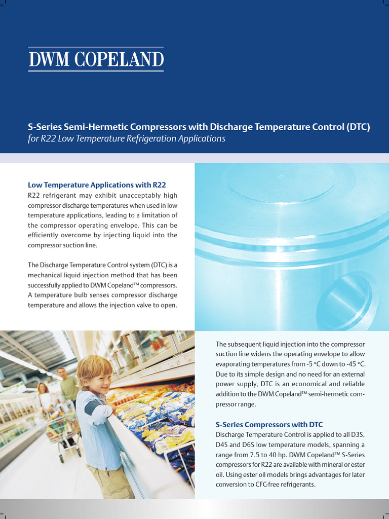 S Series Semi Hermetic Compressors Discharge Temperature Control DTC ...