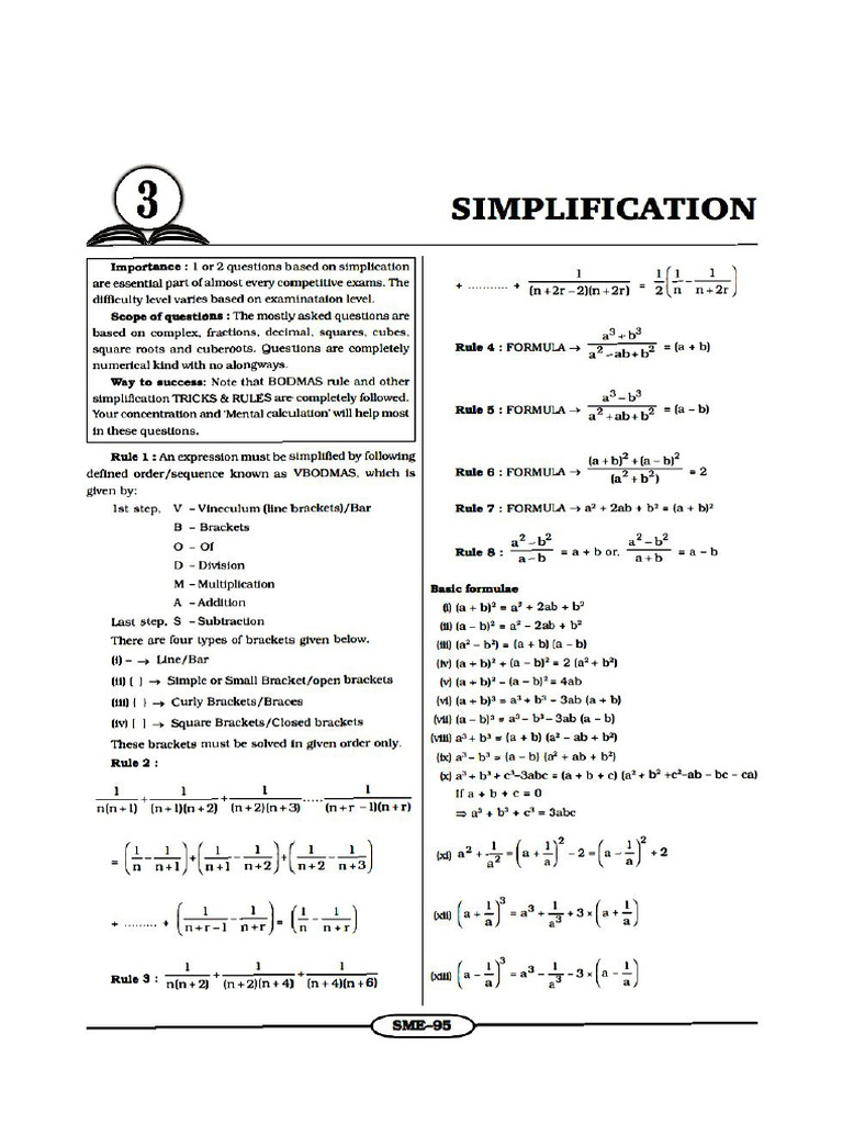Theory of Simplification | PDF