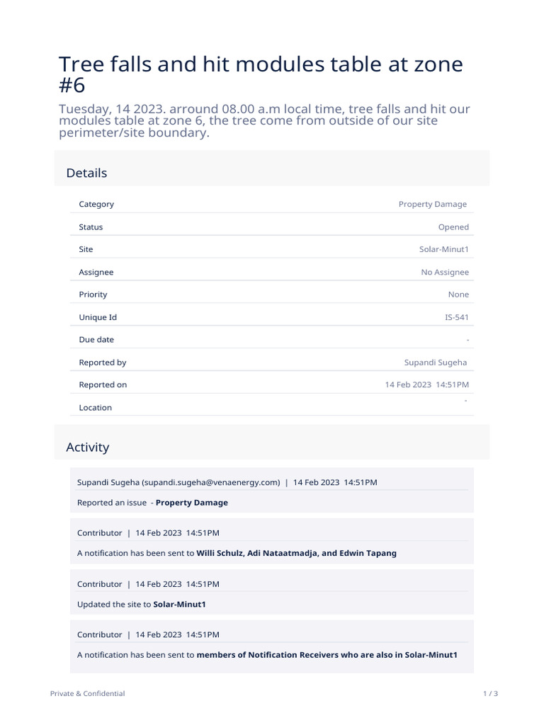 Tree Falling and Hit The Modules | PDF