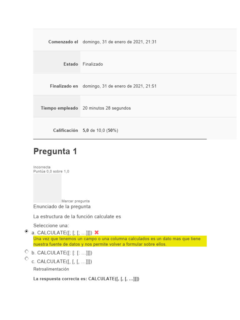 Examen de Power Bi | PDF | Lenguaje de programación | Microsoft Excel