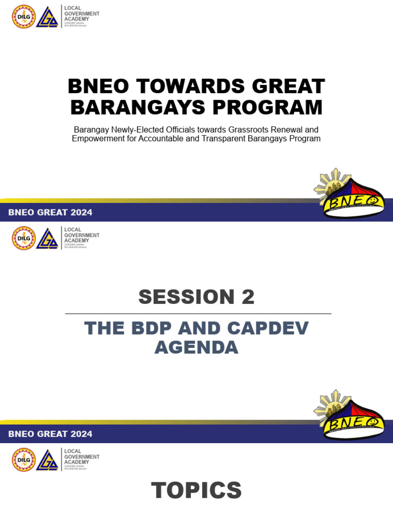 Session 2 The BDP and CapDev Agenda | PDF | Capacity Building | Mindset