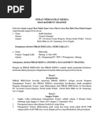 Contoh Gentlemen Agreement | PDF
