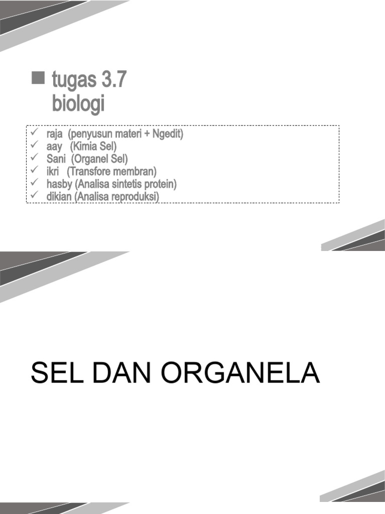 TM 1. Pengantar Bio-Sel Mol - Audio | PDF