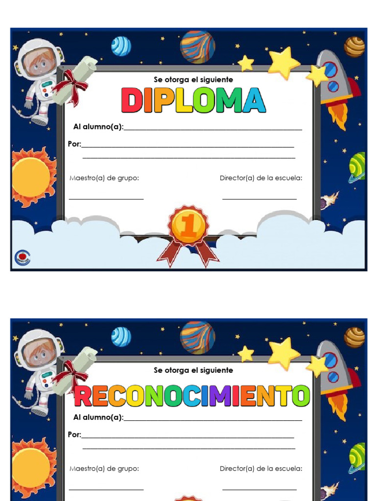 Banner Diploma Alumno Estrella | PDF