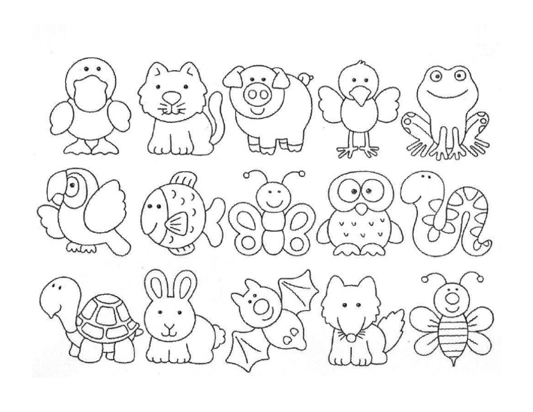 Animales para Colorear 5° | PDF