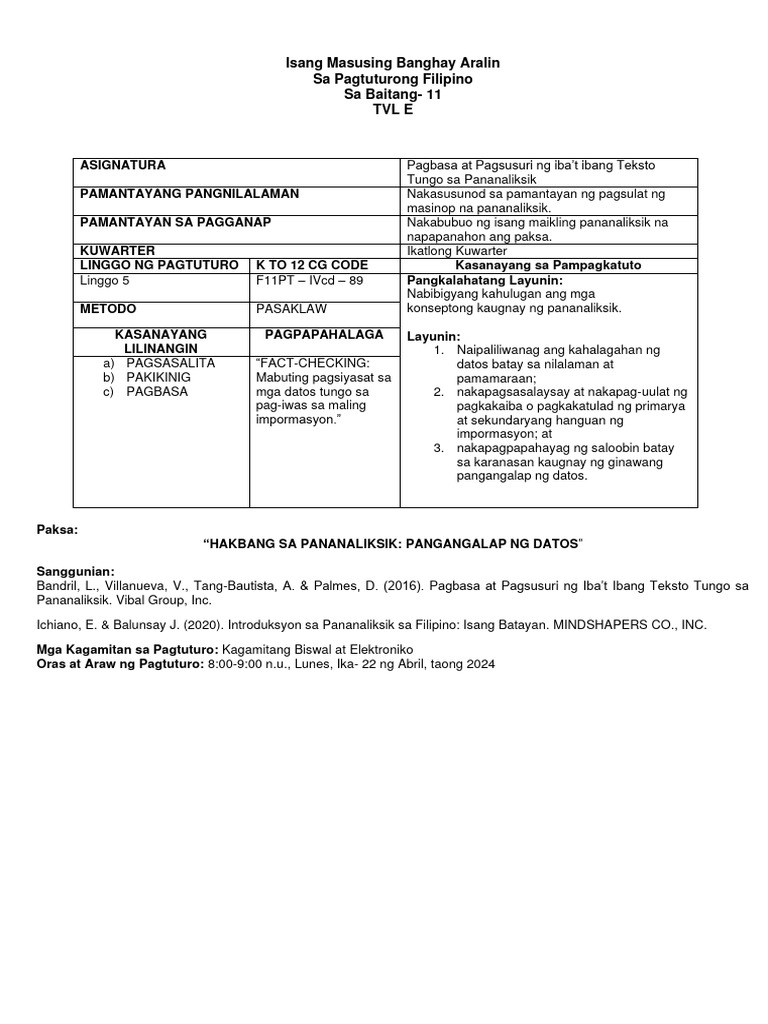 Ledda Dirick Lesson Plan Day 2 Task | PDF