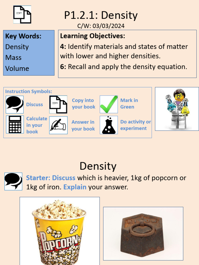 Density Cover Work | PDF | Density | Gases