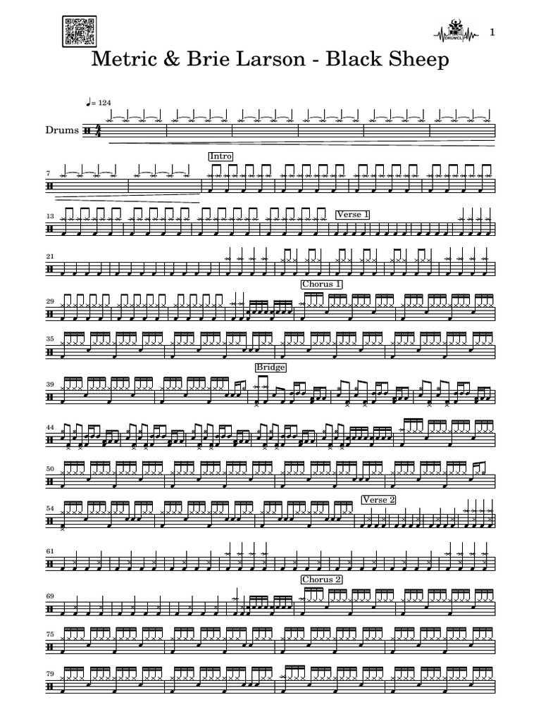 Metric & Brie Larson - Black Sheep 1P | PDF