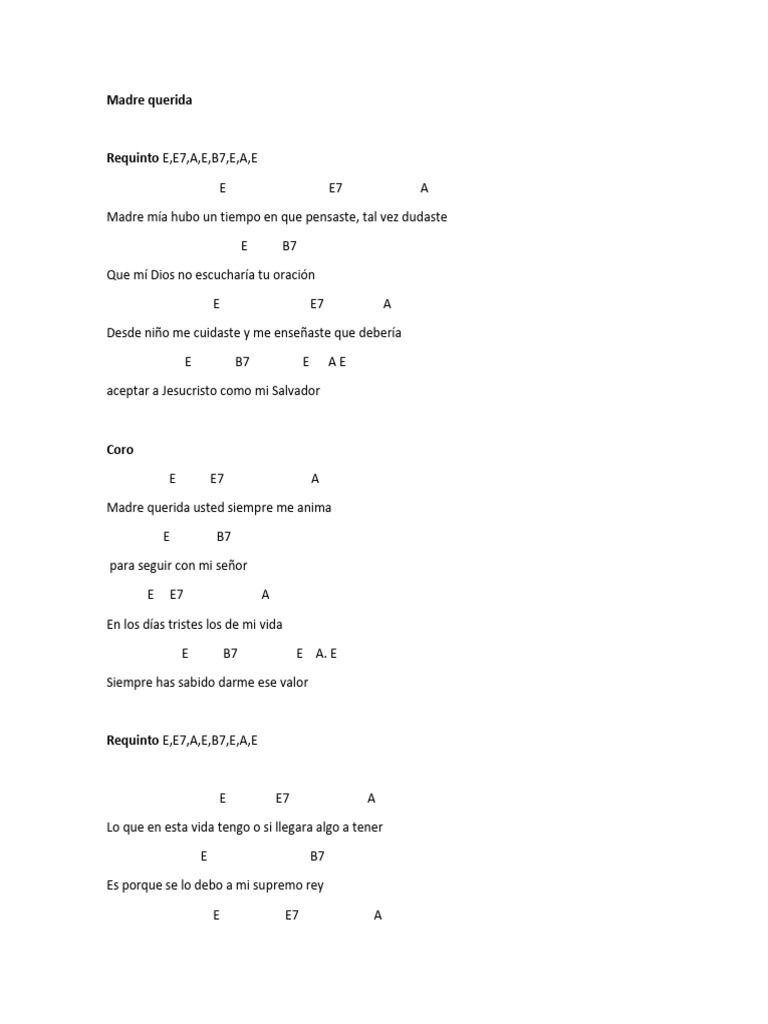 madre querida | PDF