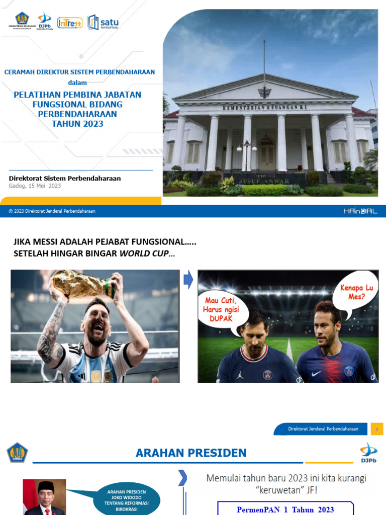 Ceramah Dir SP - Pelatihan Pembina JF 2023 | PDF