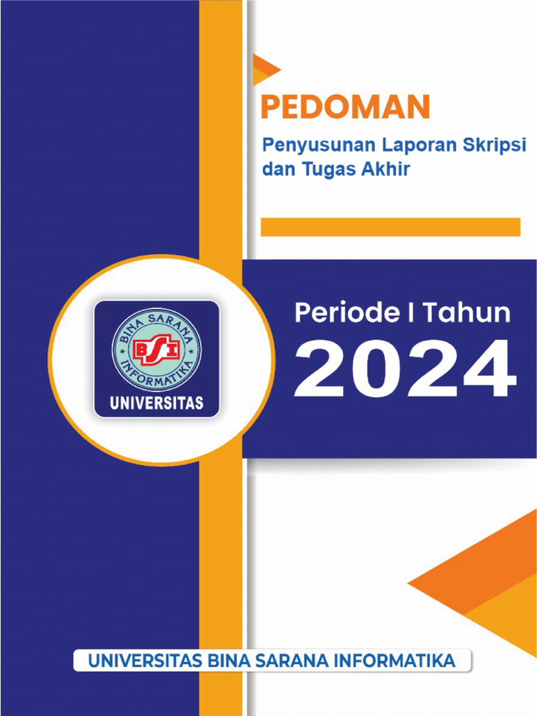Pedoman Skripsi TA UBSI Periode I Tahun 2024 | PDF