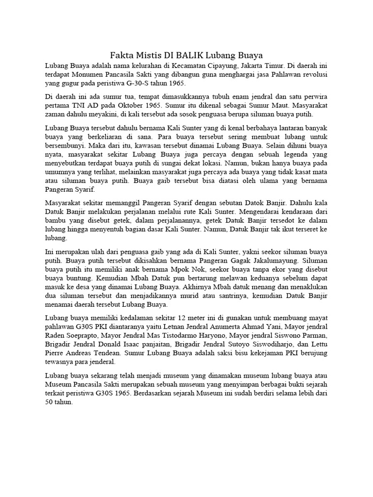 Misteri Lubang Buaya Pdf
