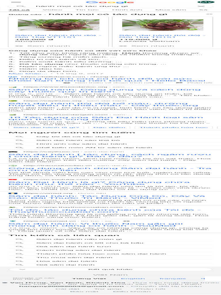Hành Mọi Có Tác Dụng Gì - Tìm Trên Google | PDF