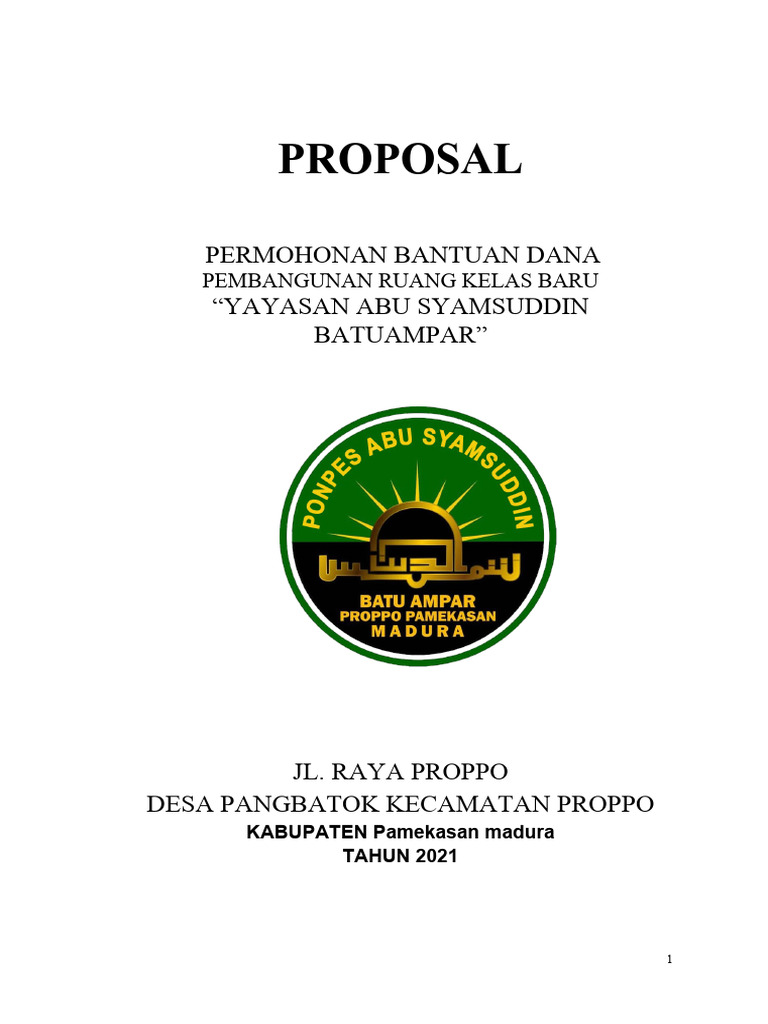 Proposal Asb Ii | PDF