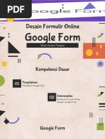Formulir Google: Panduan Penggunaan | PDF
