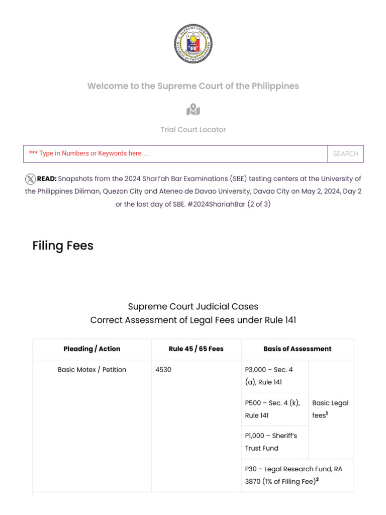 Supreme Court of the Philippines Guide | PDF | Government | Separation ...