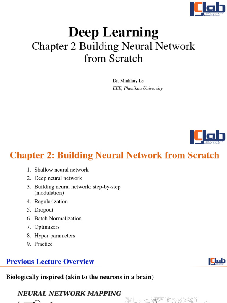 Chapter 2 - 3 Deep neural network | PDF | Deep Learning | Neuroscience
