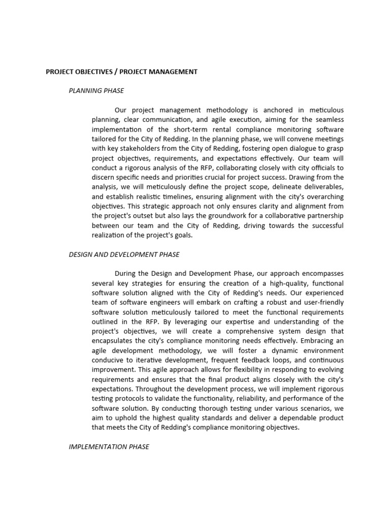 Proposal Sample | PDF | Software Development Process | Project Management