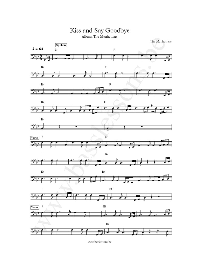 Kiss and say goobye | PDF