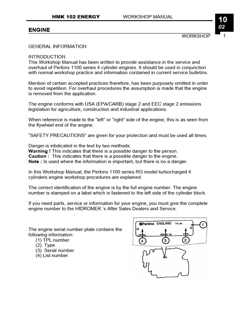 10-02 Engine Workshop | PDF | Engines | Diesel Engine